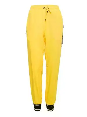 Dolce & Gabbana Logo Tape Crepe Track Pants - Yellow
