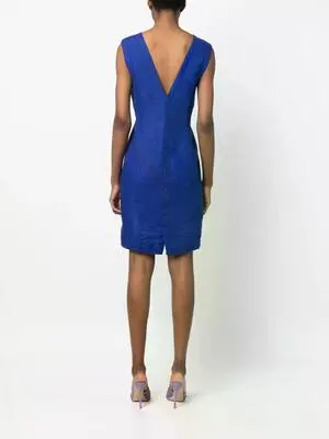Versace 1970s Sleeveless Linen Dress
