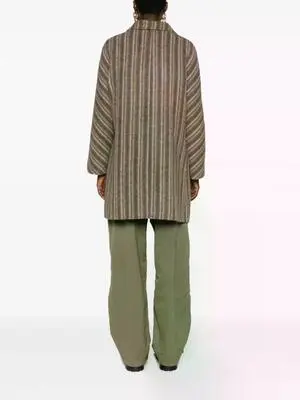 A.N.G.E.L.O. VINTAGE CULT 1960s Striped Wool Midi Coat