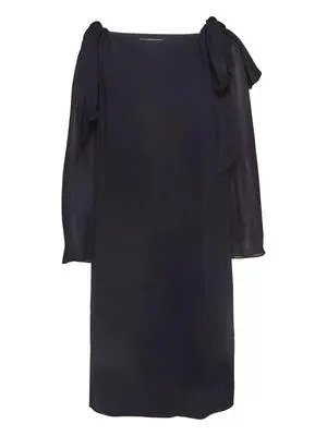 Chloé Crepe Tie-sleeve Dress