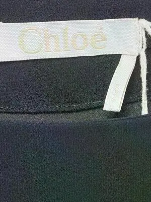 Chloé Crepe Tie-sleeve Dress