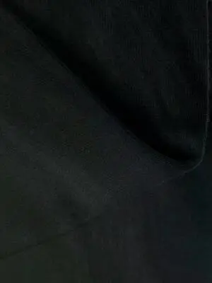 Saint Laurent 1980s Fringed Wool Scarf