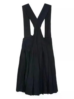 Comme Des Garçons 2000s Dungarees-style Midi Skirt