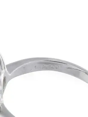 LB EXCLUSIVE Platinum, Diamond, And Sapphire Ring