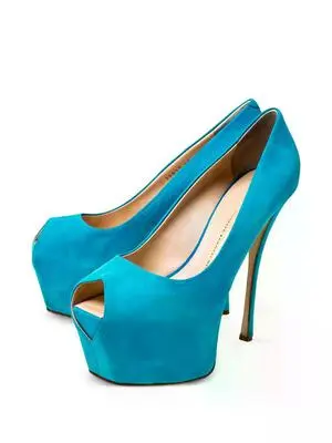 GIUSEPPE ZANOTTI 150mm Liza Platform Pumps - Blue