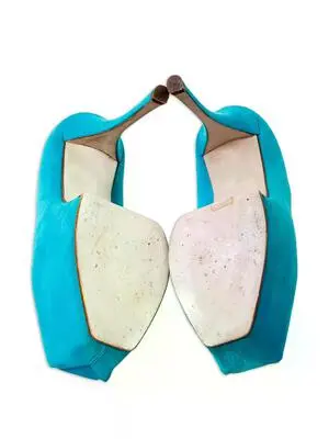 GIUSEPPE ZANOTTI 150mm Liza Platform Pumps - Blue