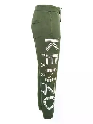 Kenzo Logo-printed Track Pants - Green