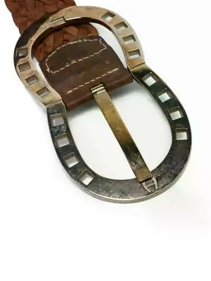 AIGNER Braided Leather Belt