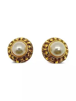 JENNIFER GIBSON JEWELLERY 1980s French Etruscan Earrings