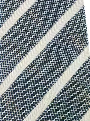 BOSS Striped Silk Tie - Blue