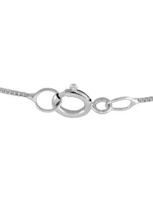 LB EXCLUSIVE 14k White Gold Diamond And Ruby Pendant Necklace