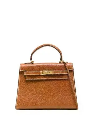 Hermès Mini Kelly Sellier Two-way Bag - Brown