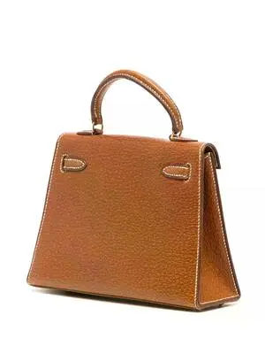 Hermès Mini Kelly Sellier Two-way Bag - Brown