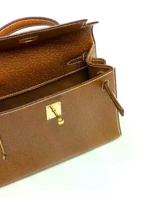 Hermès Mini Kelly Sellier Two-way Bag - Brown