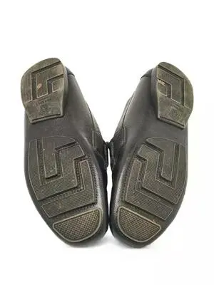 Versace Medusa Plaque Loafers - Black