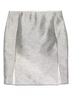 Balenciaga 2010s Silk-linen Skirt
