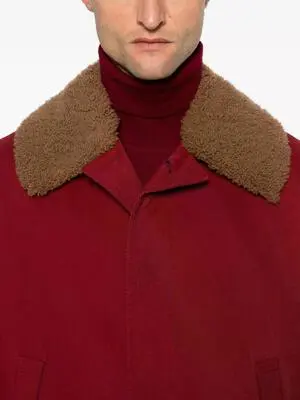ROMEO GIGLI 1990s Shearling Belted Coat