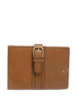 AIGNER Leather Buckle Wallet - Neutrals