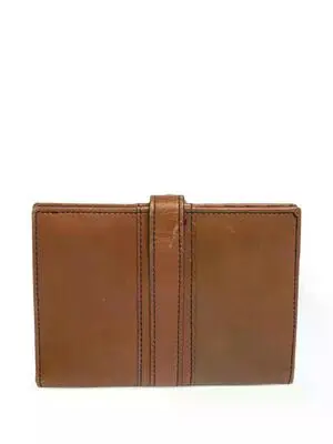 AIGNER Leather Buckle Wallet