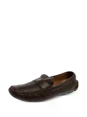 Prada Leather Penny Loafers