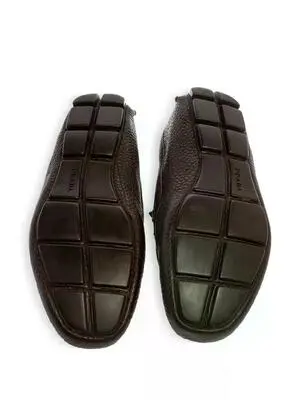 Prada Leather Penny Loafers