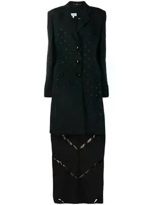 Gianfranco Ferre 1990s Embroidered Dress-jacket Set