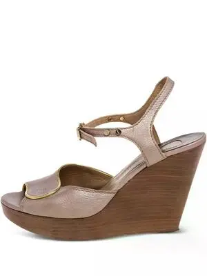 Chloé 100mm Leather Heeled Sandals