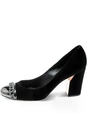 Casadei 85mm Leather Heeled Pumps