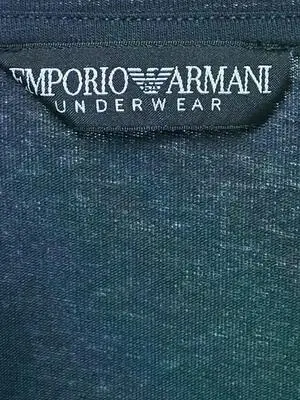 Emporio Armani Logo-print T-shirt - Blue