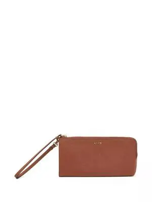 Dkny Leather Wallet - Brown