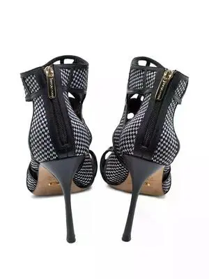 SERGIO ROSSI Vintage 110mm Cut-out Pumps