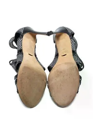SERGIO ROSSI Vintage 110mm Cut-out Pumps