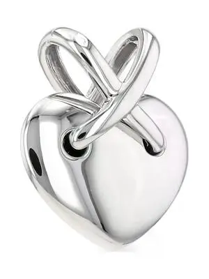 CHAUMET 18k White Gold Lien Heart Pendant