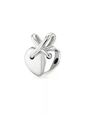 CHAUMET 18k White Gold Lien Heart Pendant