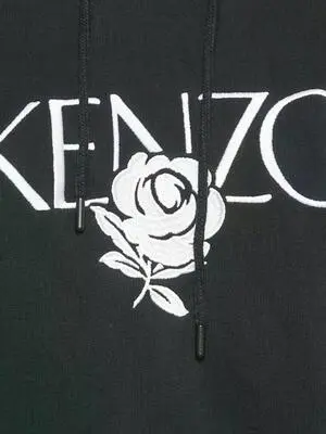 Kenzo Rose-embroidered Hoodie