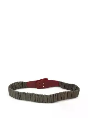 MILA SCHON Leather Elasticated Belt