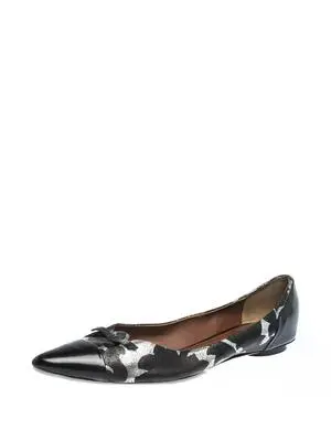 Marc Jacobs Pointed-toe Bow-detail Ballet Flats