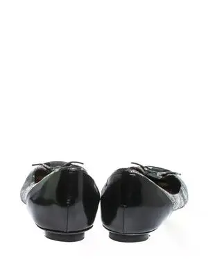 Marc Jacobs Pointed-toe Bow-detail Ballet Flats