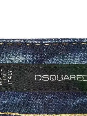 Dsquared2 Distressed Straight-leg Jeans