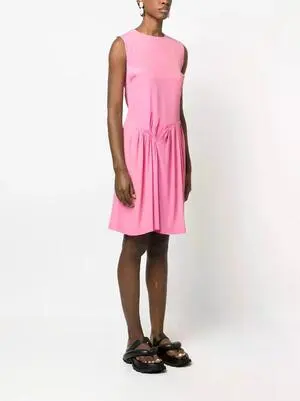 John Galliano Sleeveless Flared Dress