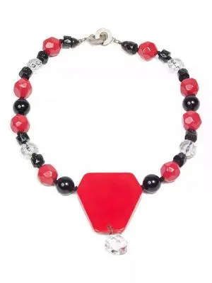 Vintage 1980s Bead-embellished Necklace