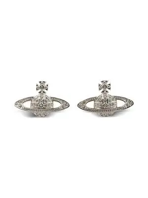 VIVIENNE WESTWOOD Orb Stud Earrings - Silver