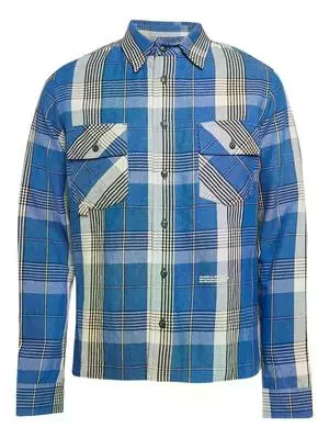 Off-White Checked Shirt - Blue