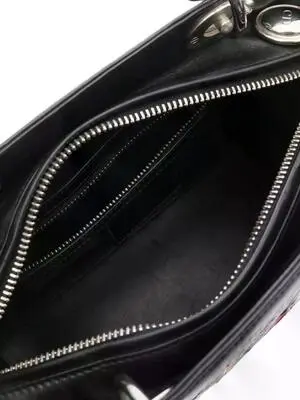 Dior Lady Two-way Enamel Embroidery Handbag