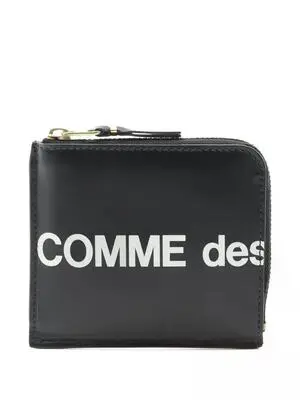 Comme Des Garçons Logo-print Coin Purse - Black