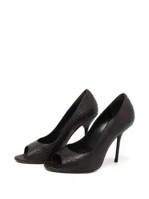 Gucci 105mm Sima Leather Pumps
