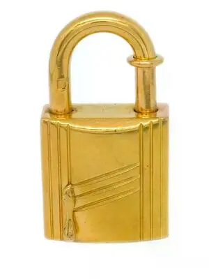 Hermès 1998 'anne Arbre' Padlock Charm - Gold