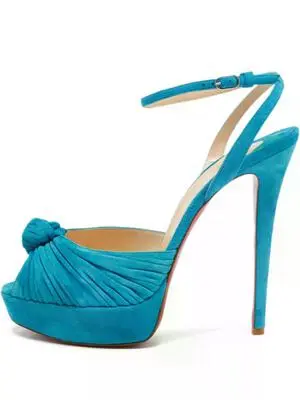 CHRISTIAN LOUBOUTIN 140mm Greissimo Sandals - Blue