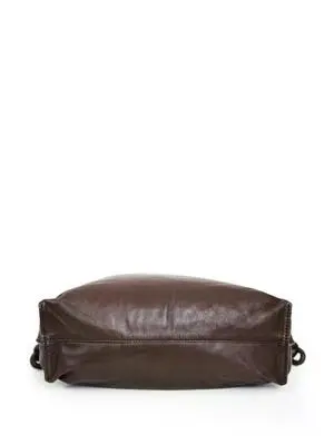 Loewe Flamenco Leather Clutch Bag - Brown