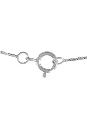LB EXCLUSIVE 14k White Gold Diamond And Ruby Necklace